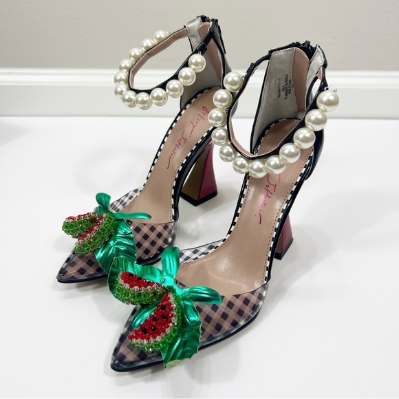 Betsey Johnson | Shoes | Betsey Johnson Vivviann Pump Watermelon Heels ...